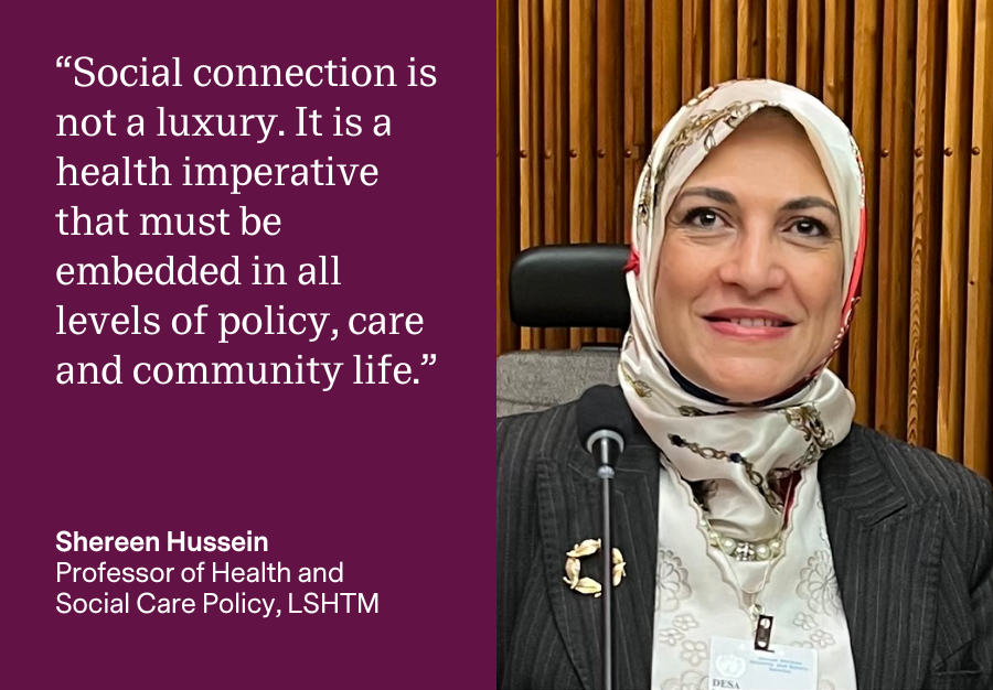 Expert Comment: Loneliness impacting 1 in 6 people, WHO report finds | LSHTM